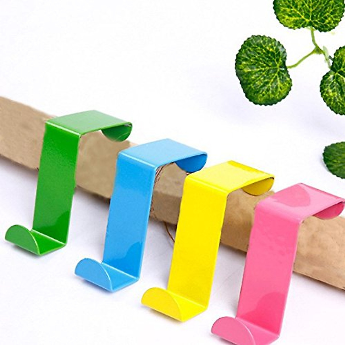 NewFerU Over The Door Cubical Wall Panel Utility Rack Hanger Hook Metal Partition Storage Organizer Set for Coat Clothes,Towel,Wreath,Key,Garage,Kitchen,Bathroom,Kids Room (Pure Hook)