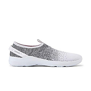 Speedo Women's Water Shoe Surfknit Pro, White/Grey/Black, 8