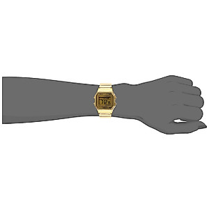 Timex T80 34mm unisex-adult Watch – Gold-Tone with Stainless Steel Expansion Band