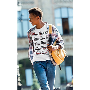 Jordan Retro Sneakers Image T Shirt to Match Jordans, Tee to Match Jordan 1 2 3 4 5 6 11 12 13 Gift for Jordan White