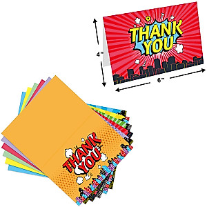 Kid Thank You Cards 36 Thank You Notes Greeting Cards with Envelopes for Teacher Friends Family Wedding Business Gift Cards Birthday