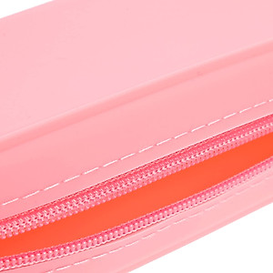 LALAFINA Silicone Pencil Case, Color Pencil Pouch Pencil Case Small Silicone Pencil Pouch Pencil Pouch for Women, Makeup Pouch for Brush