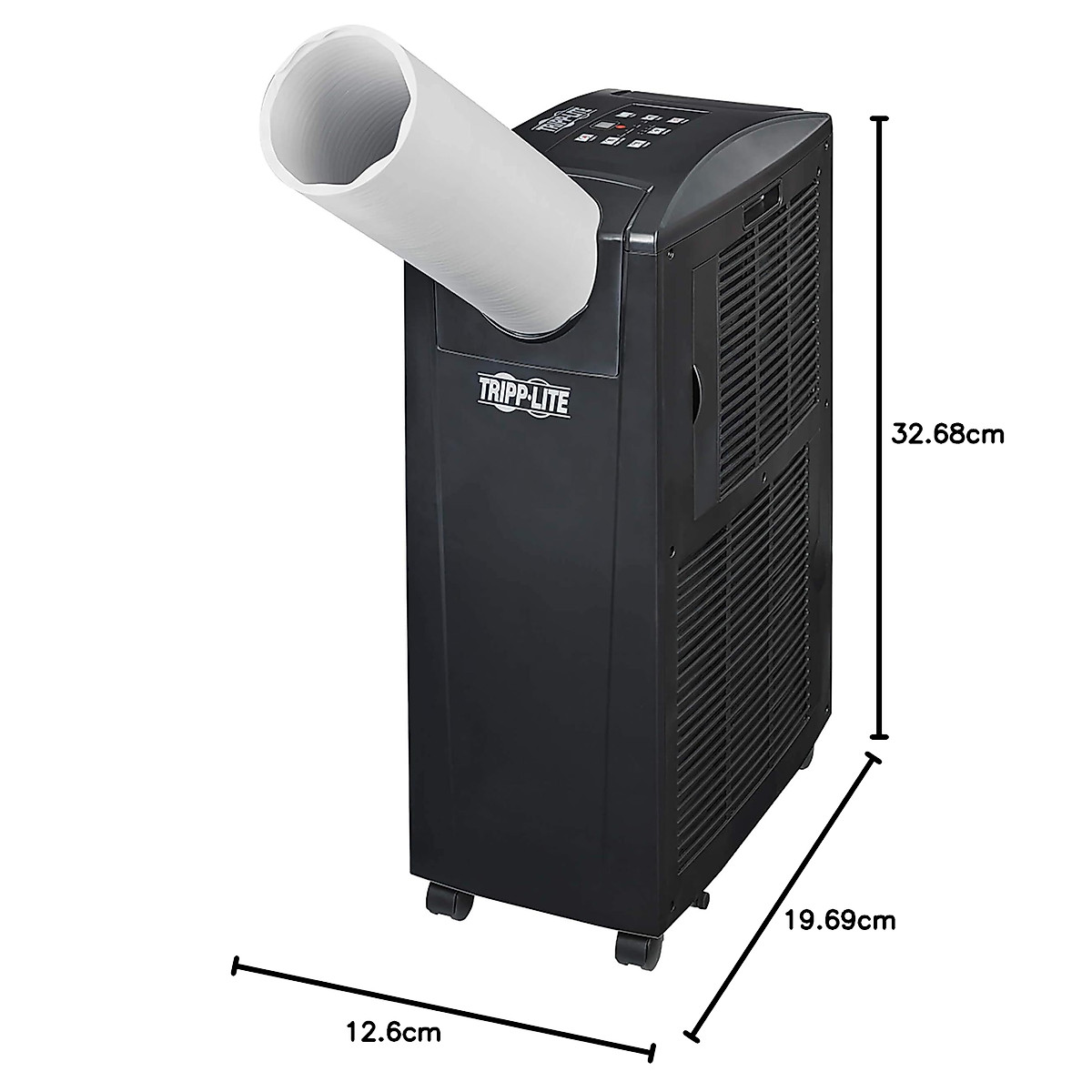 Tripp Lite Portable Air Conditioner for Server Racks and Spot Cooling, Self-Contained AC Unit, 12000 BTU (3.5kW), 120V, Gen 2 (SRCOOL12K) , Black