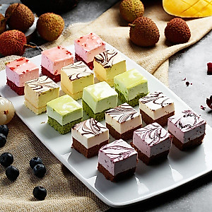 Kofebe Brownie Pan, Non-Stick Brownie Baking Pan with Dividers, Brownie Cutter,Brownie Tray,18 Pre-slice Brownie Baking Tray 12 X 8 X 2‘’