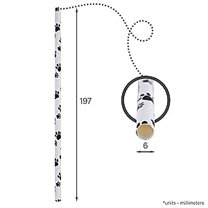 Cute Cat Creations CUTE CAT CREATIONS, Kawaii Black Cat Paper Paw Disposable Drinking Straws, Crazy Cat Ladies & Cat Moms. Biodegradable & Compostable Paper Kitty Kat Paw Straws (SG-CTE-CAT-STW-001)