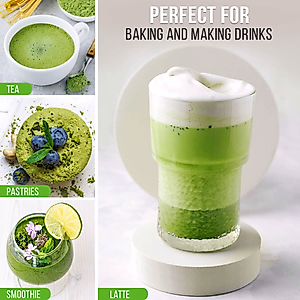 NUI Organic Matcha Green Tea Powder 100% Pure Premium Matcha for Latte, Smoothies and Baking 4 oz