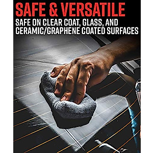 Adam's Water Spot Remover - Hard Water Stain Remover For Glass, Shower doors, Paint, Windows, Car Detailing & More | Bio Safe Calcium, Magnesium & Soap Scum Remover Formula (16oz)