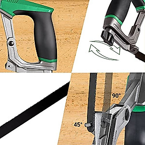 Hacksaw Frame Set, Standard and Mini Hacksaw, 12" Replaceable Blade