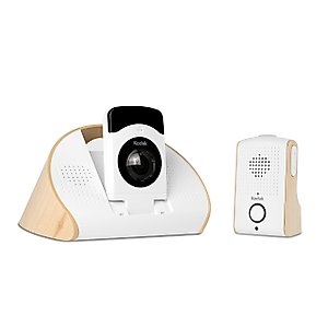 kodak CFH-BVA10 180-Degree HD Wi-Fi Video Baby Monitor, Night Vision (White)