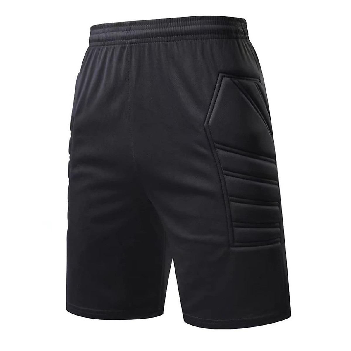 Yhong Kids Boys Goalkeeper Shorts Pants with Protection Pads Basketball Football Sweatpants Bottoms Activewear Shorts 11-12 Years