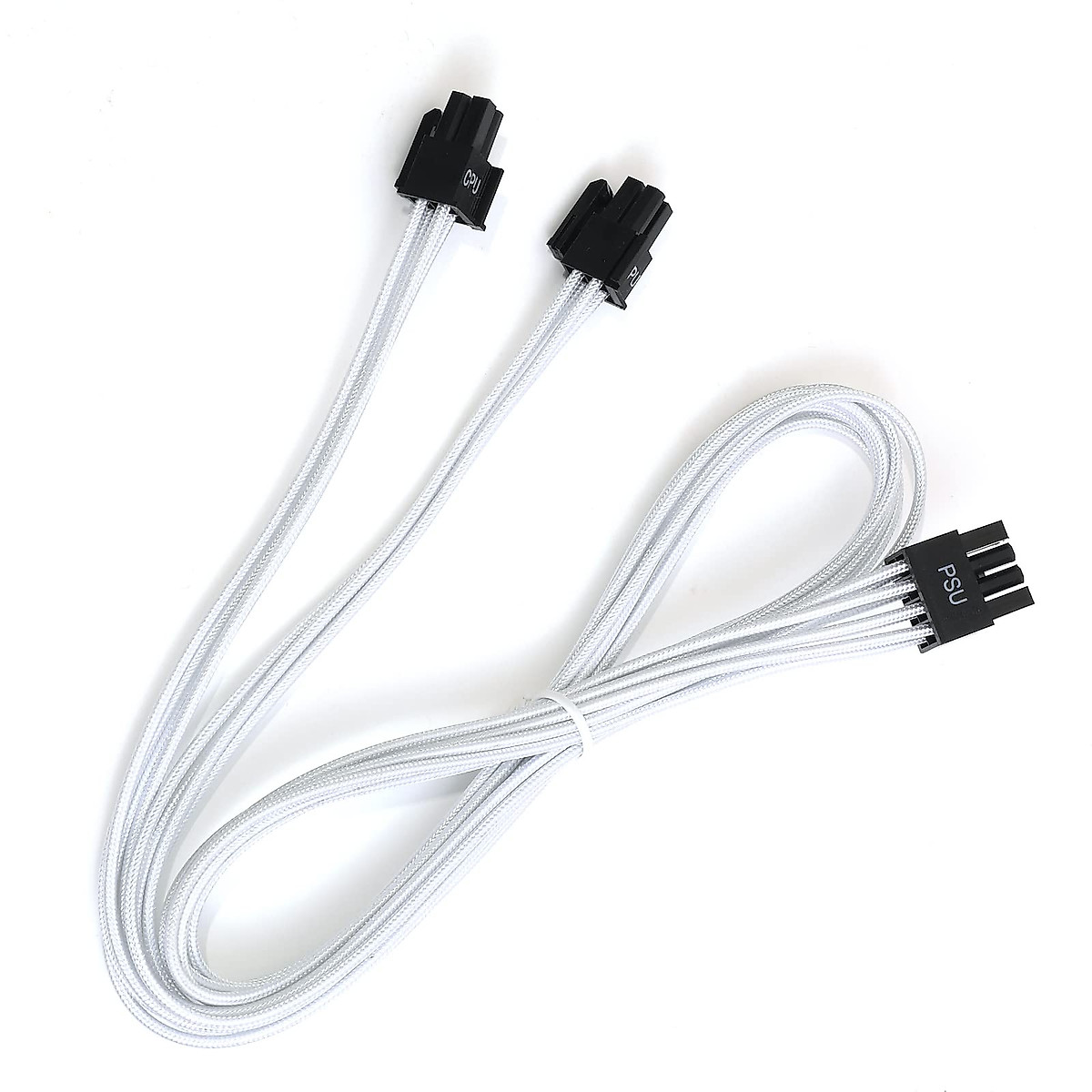 18AWG CPU Cable for EVGA, 70CM Male to Male PSU 8 Pin to 4+4 Pin EPS Sleeved Cable for EVGA G+ G2 G3 G5 G6 GA GM GT P2 P3 P5 P6 P+ T2