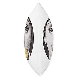 Lina Cavalieri Fornasetti Throw Pillow, 16x16, Multicolor