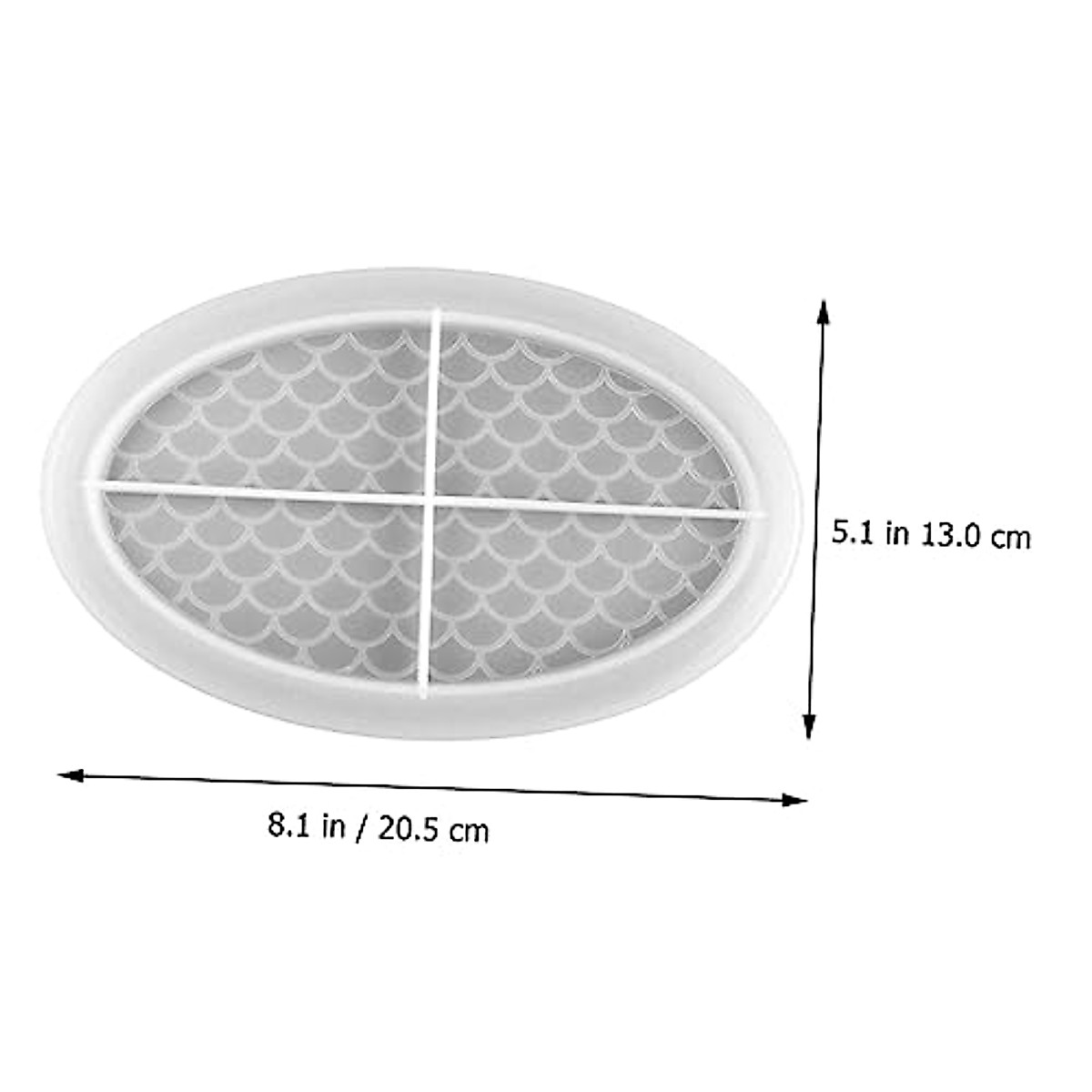 Resin Coaster Molds 1pc Pallet Mold Silicone Fruit Plate Silicone Molds for Epoxy Resin Crystal Tray Resin Tray DIY Plate Mould Dish Casting Mold Storage Tray Casting Tray Set