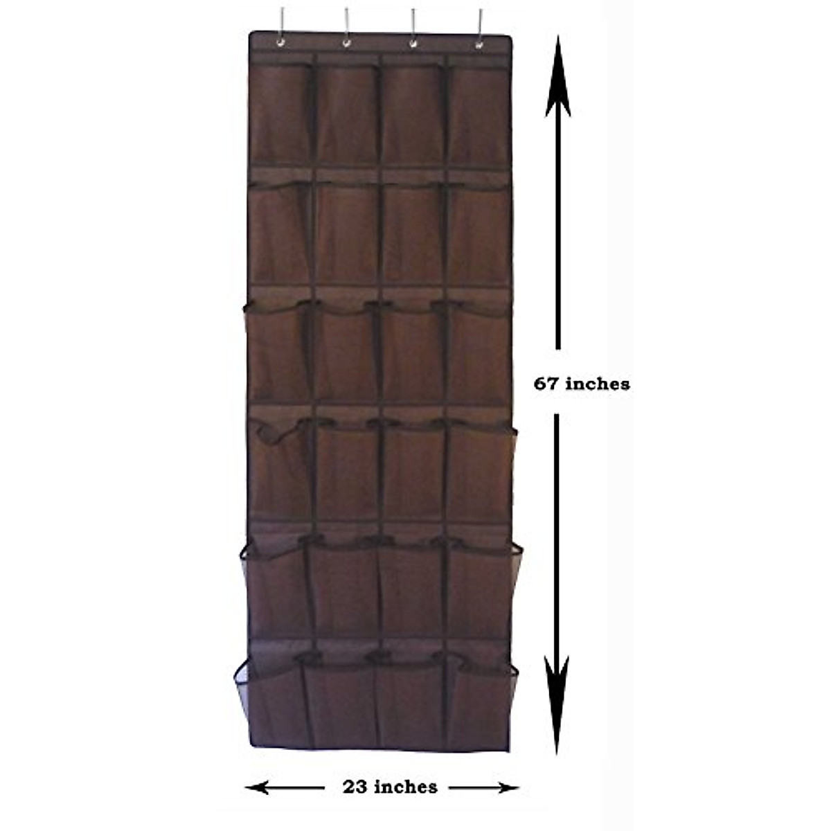 Roomganize Large Shoe Organizer, Sneaker Rack, for Men's Big Shoes (Bison Brown)