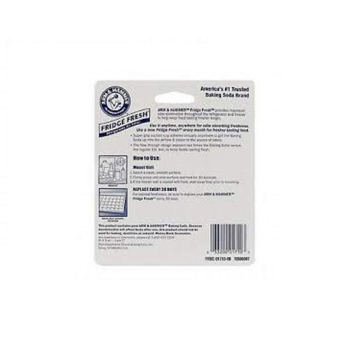 Arm & Hammer Fridge Fresh Refrigerator Air Filter (Pack of 8)