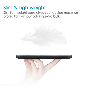 Fintie Slimshell Case for 6" Kindle Paperwhite (10th Generation, 2018 Release) - Premium Lightweight PU Leather Cover with Auto Sleep/Wake for Amazon Kindle Paperwhite E-Reader, Twilight Blue