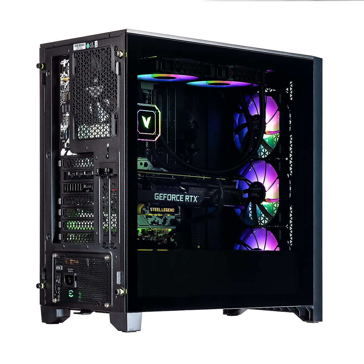 Velztorm Armix Custom Built Gaming Desktop PC (AMD Ryzen 9 7900X 12-Core, GeForce RTX 4070 Ti 12GB, 32GB DDR5 4800MHz RAM, 1TB PCIe SSD + 2TB HDD (3.5), WiFi, USB 3.2, HDMI, Bluetooth, Win 10 Home)