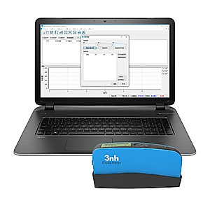 ZCBYBT Meter Glossmeter 20 60 85 Degree Gloss with 350000 Data Storage PC Software Paints Coating Tester