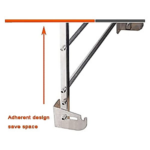 XMCX Wall Mounted Clothes Drying Rack Space-Saver Retractable Fold Away Clothes Hanger Easy Storage (Size : 62cm)
