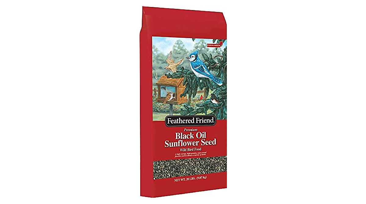 Feathered Friend Black Oil Sunflower Bird Seed - 20 Lb
