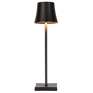 MADCKDEDRT LED Desk lamp,Cordless Table lamp,Rechargeable,Dimmable,Portable,Suitable for Indoor and Outdoor Lighting Black