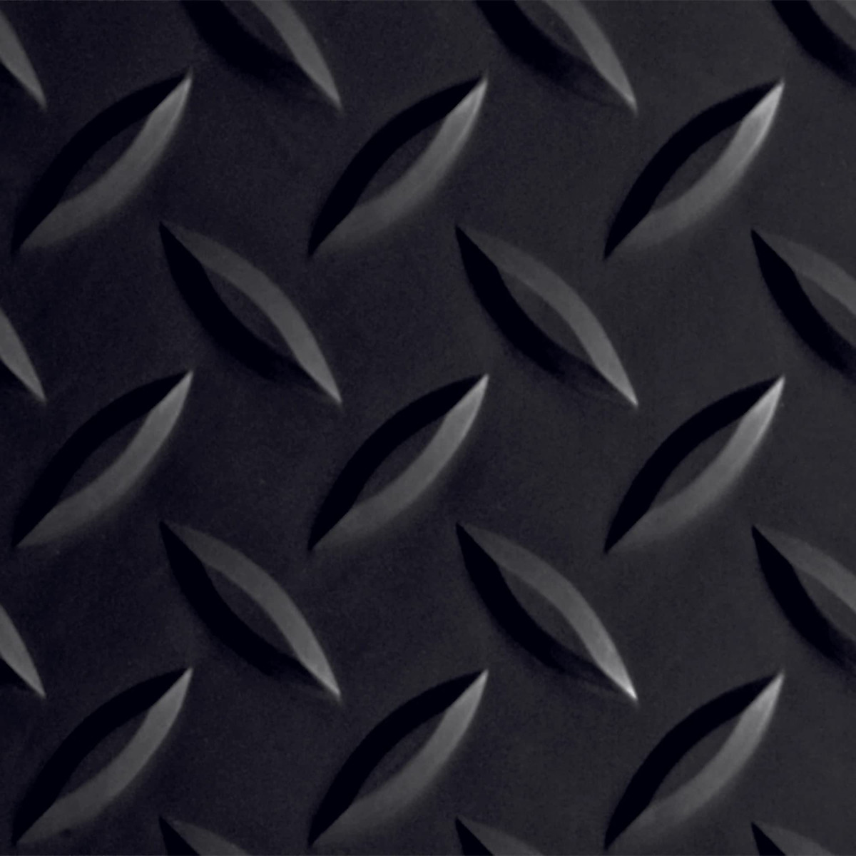 G-Floor Seamless Sheet Vinyl Shed Flooring Cover with Bonded Fibrous Backing - Diamond Tread Pattern (8' x 12', Midnight Black)