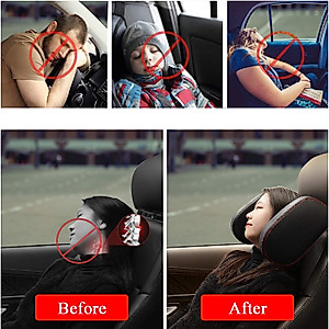 Car Headrest Pillow,Adjustable Road Pal Car Headrest,Sleep Travel Car Headrest,Car Seat Headrest Neck Rest Cushion for Adults