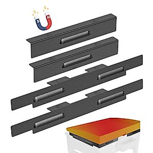 Wind Guards for Blackstone 22 inch Griddle, Magnetic Wind Screens, Blackstone Griddle Accessories, Fit with Hood, Rear Grease Cup and Side Shelf, Heat Shield for Side Table, Grilling Gifts, Black