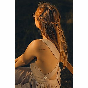 tatton.me Temporary Tattoo Set - 12 Different Designs, 4.1 x 5.8 Inch, Multi-Colored, Non-Toxic, Waterproof, Easy to Apply