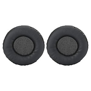 Limouyin Durable Foam Ear Pad Replacement Cushions, 75MM/3.0in Headphone Universal Ear Cushions Replacement Headset Noise Reduction Foam Ear Pads Covers Black
