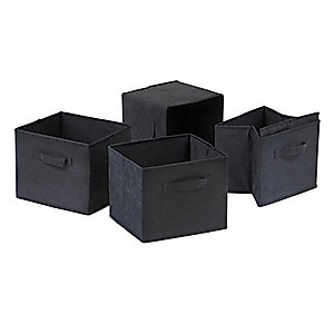 Winsome Leo Capri, 4 Small, Black