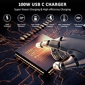 65W Surface Pro Charger Compatible with Microsoft Surface Pro 9, 8, 7+, 7, 6, 5, 4, 3, X, Windows Surface Laptop 5, 4, 3, 2, 1 Studio, Surface Go Tablet, Surface Book 3, 2, 1, Works with 44W&36W&24W