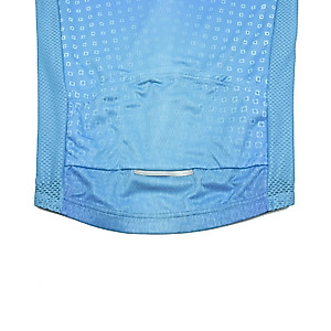 Teleyi Womens Cycling Jersey Short Sleeve Road Bike Shirt Bicycle Biking Tops 3 Rear Pockets