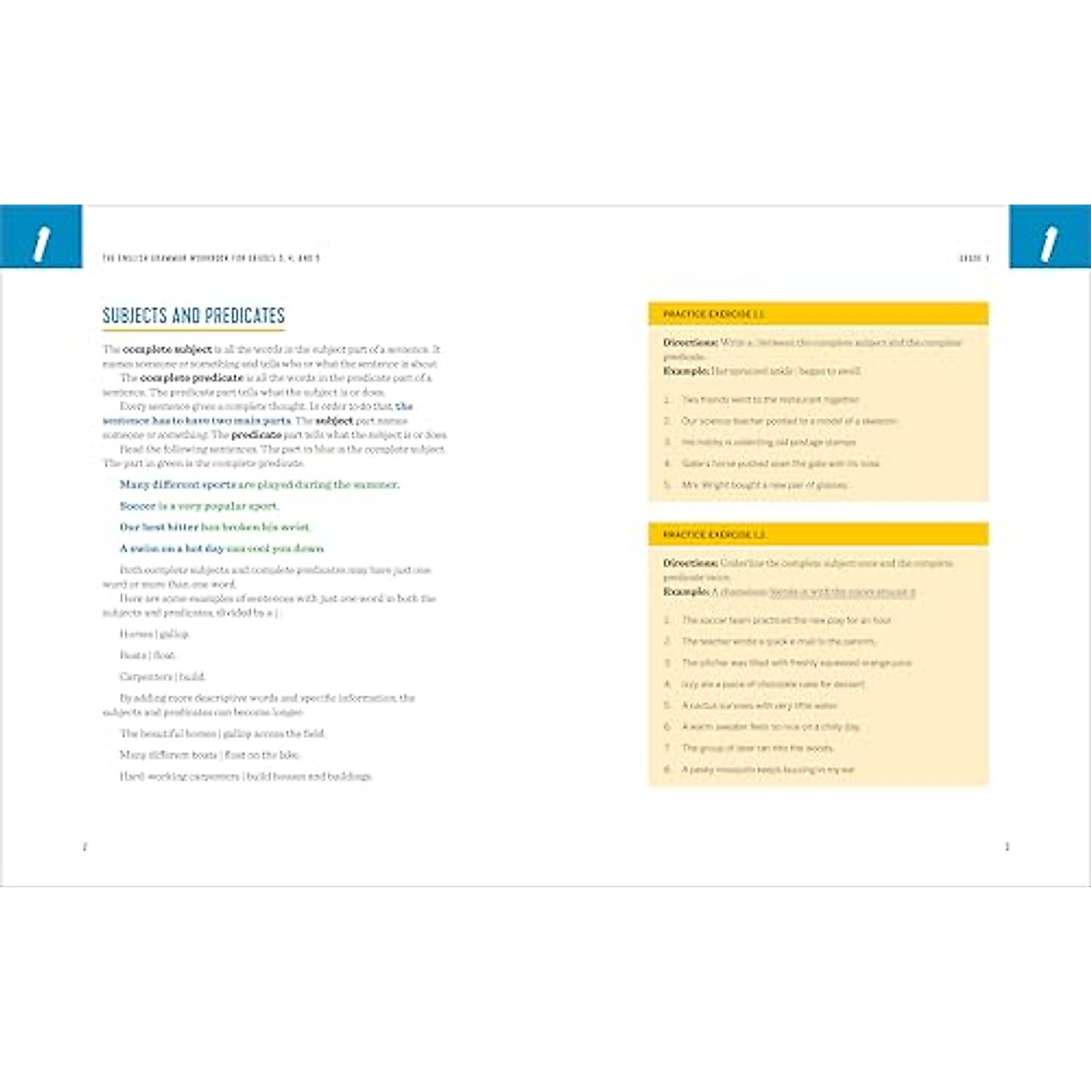 The English Grammar Workbook for Grades 3, 4, and 5: 140+ Simple Exercises to Improve Grammar, Punctuation and Word Usage (English Grammar Workbooks)