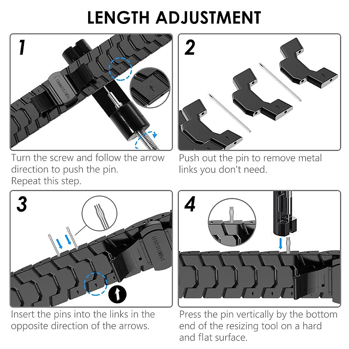 WINGLE Metal Band for Apple Watch Band Ultra 2/Ultra Band 49mm Men, Series 10 46mm, 9/8/7 45mm, SE/6/5/4 44mm, 3/2/1 42mm, Stainless Steel Bands with Folding Clasp iWatch Strap Bracelet, Black/Red