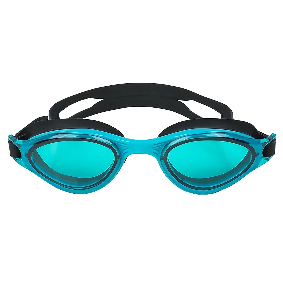 Splaqua Swim Goggles for Men and Women - Adjustable Straps, Silicone Eye Seal, UV Protection and Anti Fog Lenses Swimming Goggle - Teal and Black
