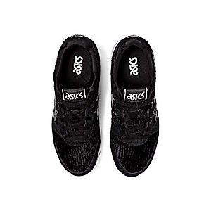 ASICS Women's Lyte Classic Shoes, 8.5, Black/Pure Silver