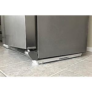 Shepherd Hardware 9601 Stamped Steel Adjustable Appliance Rollers, 2-Pack