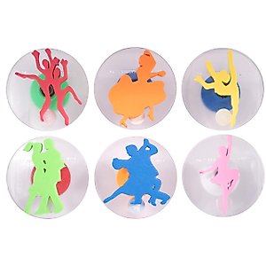 READY 2 LEARN Giant Stampers - Dance Figures - Set of 6 - Easy to Hold Foam Stamps for Kids - Arts and Crafts Stamps for Displays, Posters, Signs and DIY Projects
