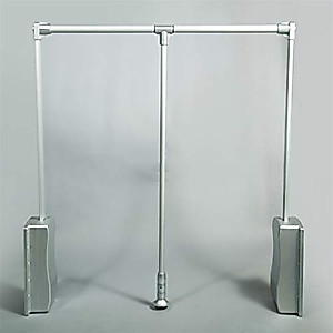 Drop-Down Wardrobe Hanger, Adjustable Aluminum Closet Storage Rack, Wardrobe Lifter Storage Rack, Effectively Saving Space, Bearing 30KG (Size : 830-1150mm)