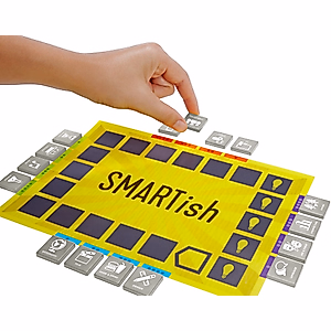 Mattel Games Smartish Trivia Board Game for 2 to 12 Players Ages 14 Years and Older, Category-Swap Strategy