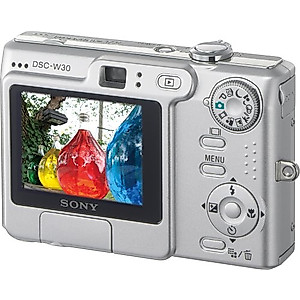 Sony Cybershot DSCW30 6MP Digital Camera with 3x Optical Zoom