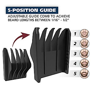 Wahl Cordless Beard Trimmer w/ Ear/Nose/Brow Trimmer