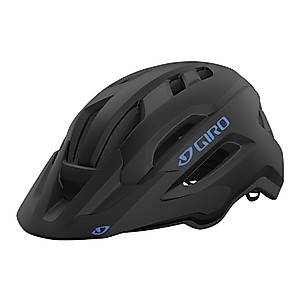 Giro Fixture II MIPS Mountain Bike Helmet for Men, Women, Kids, and Adults – Matte Black/Blue Logo, Universal Youth (50-57cm)