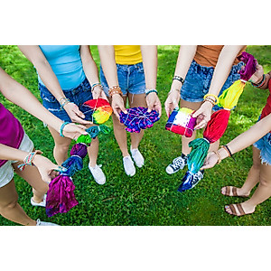 Tulip One-Step Tie-Dye Kit Extra Large Block Party 16 oz Easy Squeeze Bottles, All-in-1 Kit for Group Activity Tie-Dye, 6, Vibrant Colors