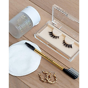 Velour Lash Clean - Oil Free Liquid Makeup Remover for Eyes, False Lashes, and Face - Gentle and Vegan (50 ml)