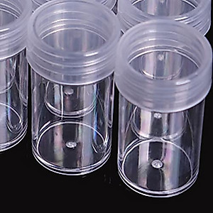 Transparent Diamond Painting Storage Containers, 30/60/90/120 Bottles Small Jewelry DIY Container Bottles for Beads