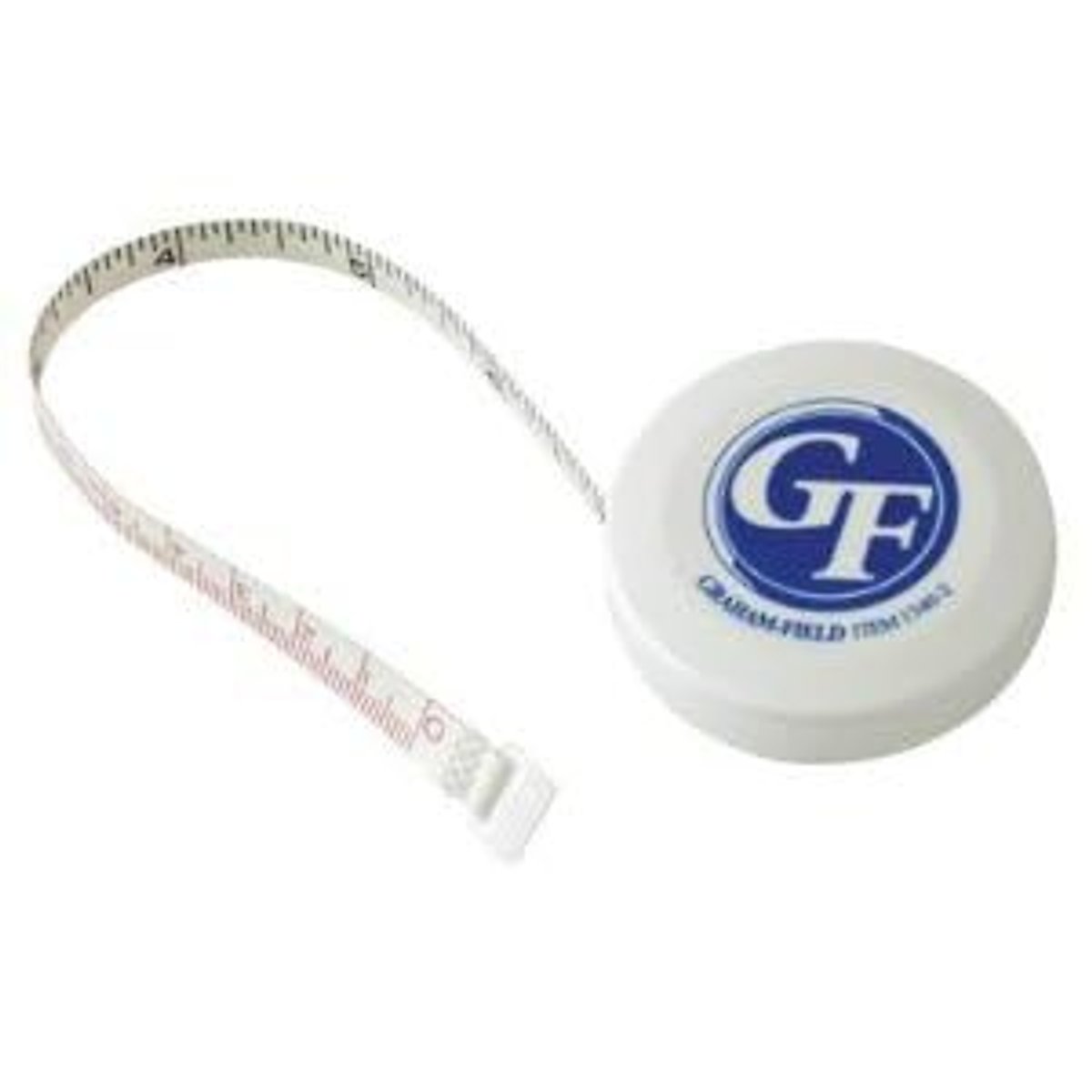 Graham-Field 1340-2 Grafco Woven Tape Measure with Push-Button Case, 72" Length, Pack of 6