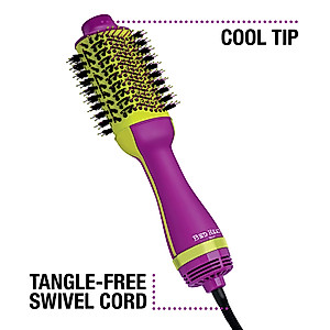 Bed Head One Step Volumizer and Hair Dryer | Dry, Straighten, Texture, Style in One Step (Purple)