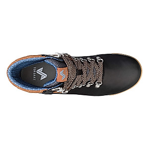 Forsake Patch - Women's Waterproof Premium Leather Hiking Boot (7.5 M US, Black/Tan, numeric_7_point_5)